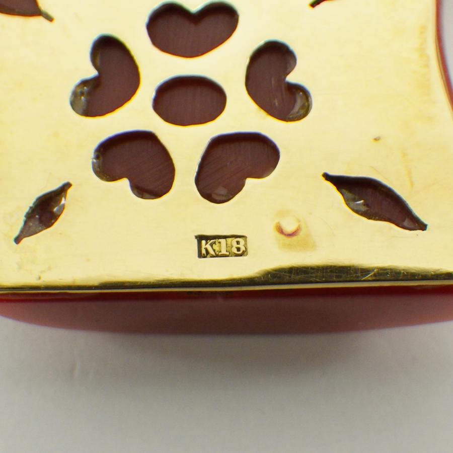 血赤珊瑚 ループタイ K18刻印 ペンダントトップ 原木モチーフ 23.74g サンゴ/和装小物/アクセサリー 150-1537096【O商品】 : ブランドショップ FUKUCHAN ...