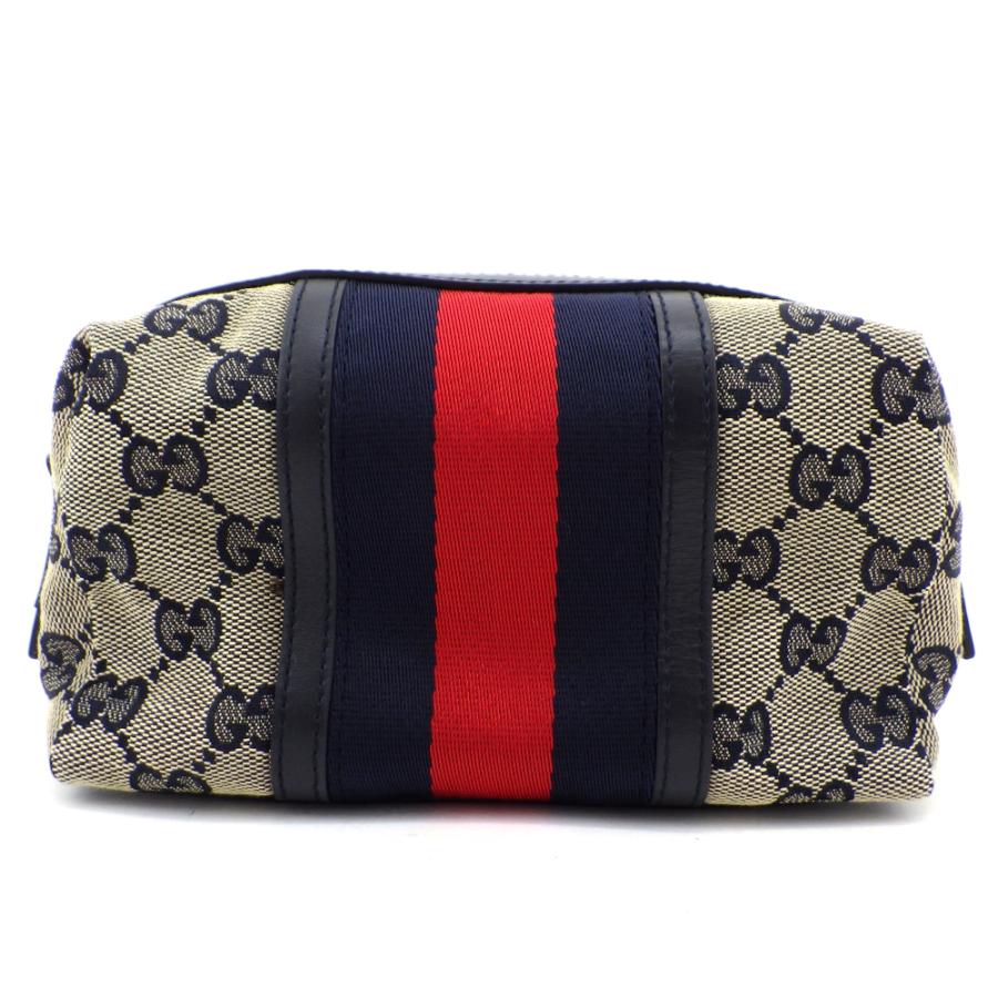 GUCCI グッチ GGキャンバス 化粧ポーチ シェリーライン コスメ GUCCI グッチ GGキャンバス 化粧ポーチ シェリーライン コスメ