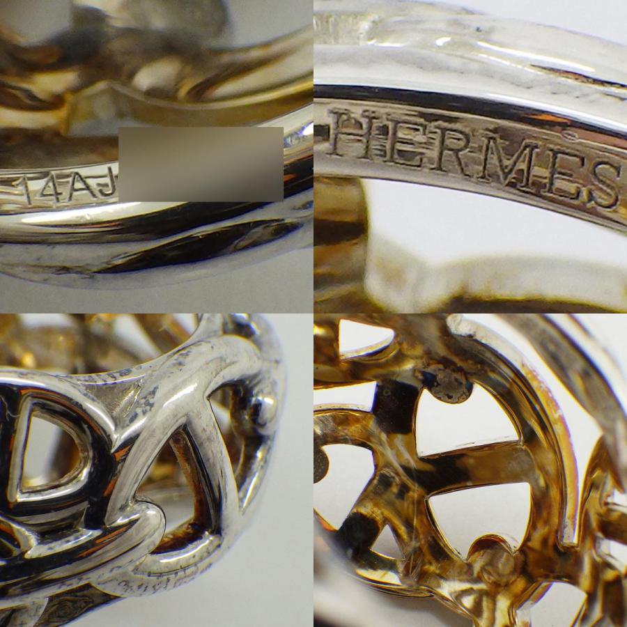 HERMES エルメス シェーヌダンクル アンシェネTGM リング AG925 HERMES エルメス シェーヌダンクル アンシェネTGM リング AG925