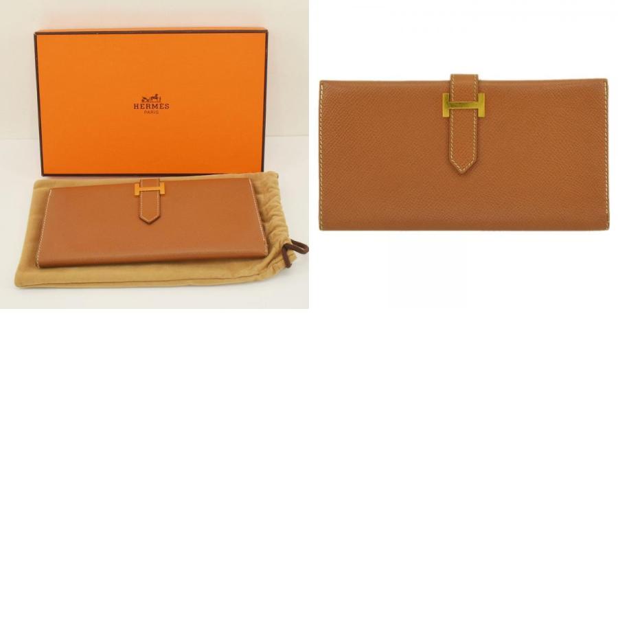 HERMES エルメス ベアン 二つ折り長財布 旧金具 旧型 クシュベル HERMES エルメス ベアン 二つ折り長財布 旧金具 旧型 クシュベル