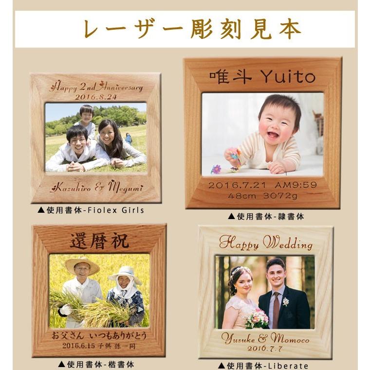 フォトフレーム 名入れ CW30/30 RADONNA 壁掛け 多面 出産祝い 記念品 BABY お祝い 還暦 名前入り プレゼント 結婚祝い ...