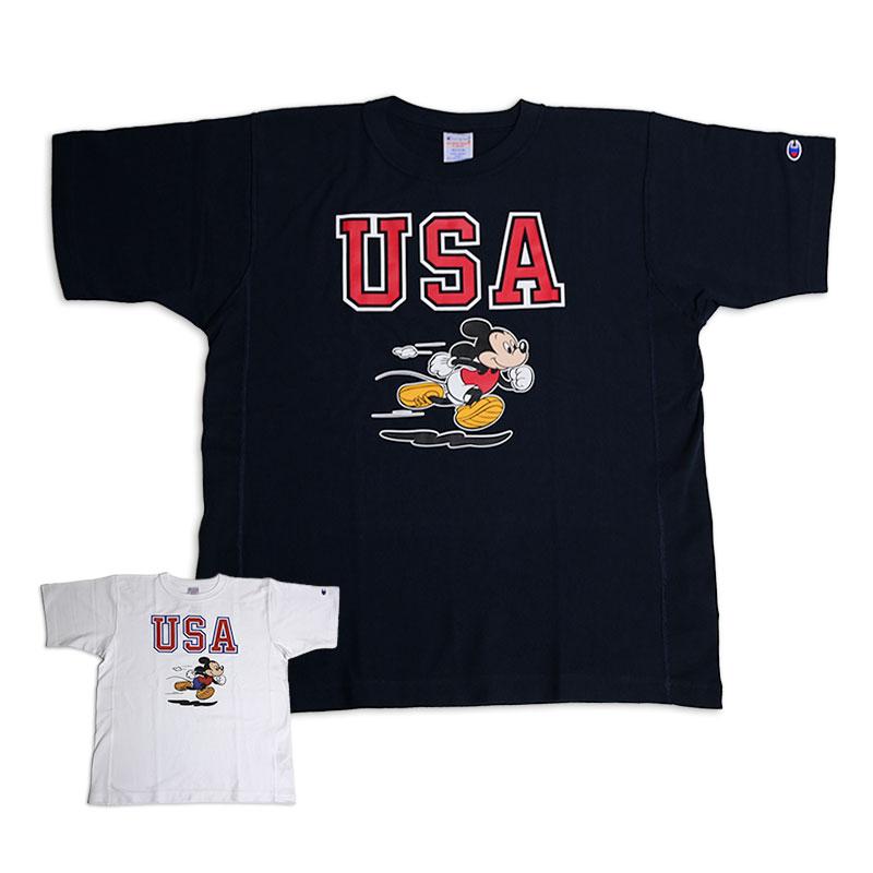 MICKEY MOUSE Chmpion/チャンピオン リバースウィーブ半袖Tシャツ MOUSE/ミッキー USA : 服道楽byRODEO&ANSWER - 通販 - Yahoo!ショッピング