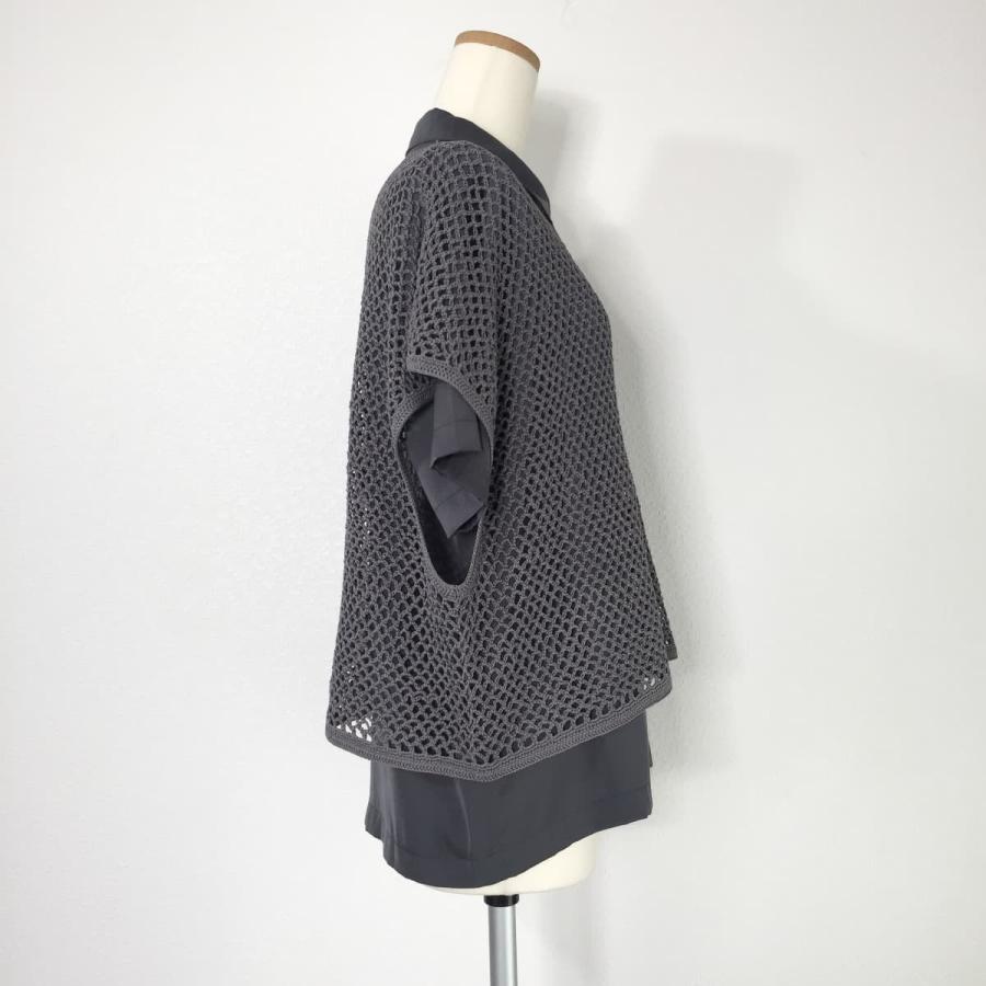 Ameri 21SS VINTAGE アメリヴィンテージ MANYWAY KNIT VEST SET SHIRT メッシュニットベストセットシャツ ブラウス : ブランド古着フクル - 通販 ...