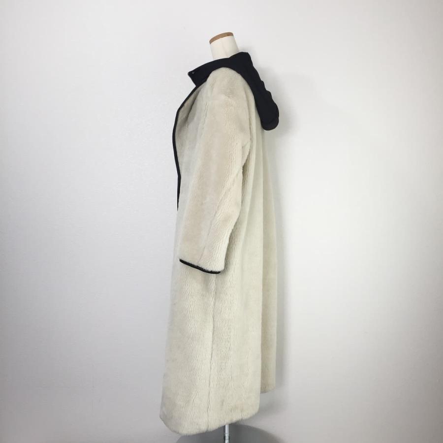 Ameri VINTAGE アメリヴィンテージ MILITARY LAYERED BOA COAT ミリタリーレイヤードボアコート ロング フェイクファー ...