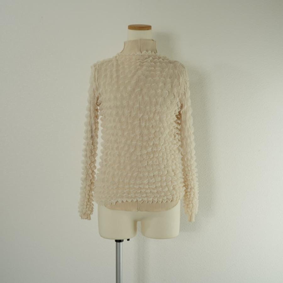 Ameri AMERI アメリ 2PIECES SHEER POPCORN TOP シアー ポップコーン トップ 2枚セット カットソー ハイネック 重ね着 長袖 : ブランド古着フクル ...