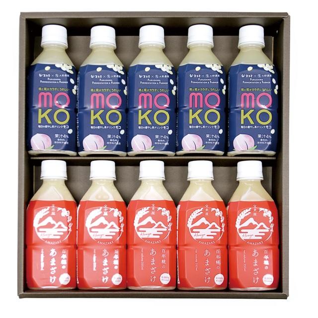 MOKO・百年糀のあまざけ 10本セット 福島県 桃 甘酒 宝来屋 送料込 : ふくしま市場 - 通販 - Yahoo!ショッピング