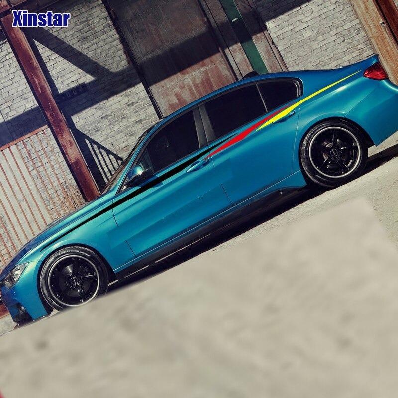 BMW Mパフォーマンス サイドスステッカー デカール E38 E39 E46 E60 E61 E64 E70 E71 E85 E87 E90 E83 F10 F20 F21 F30 F35 ...