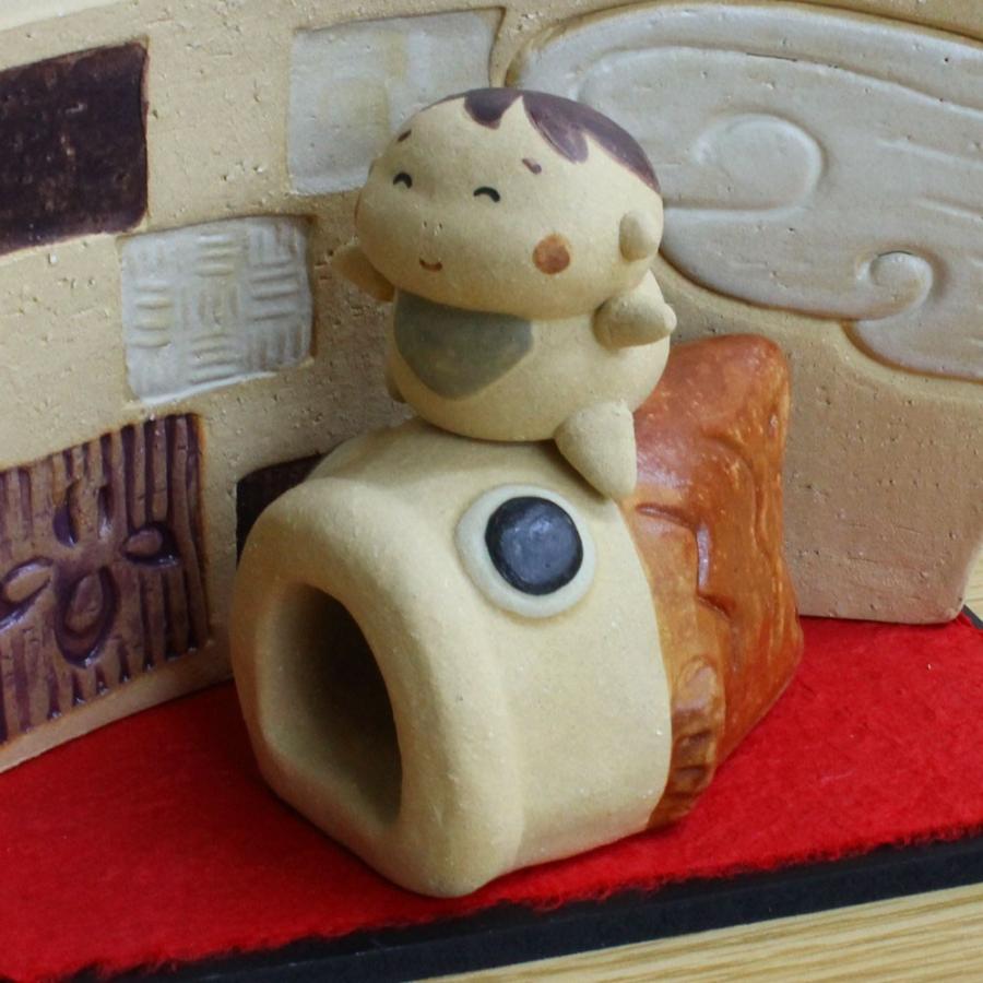 鯉のぼりとちびっこセット 陶器飾り【端午の節句・五月飾り】F163-1098 : 福和工芸 - 通販 - Yahoo!ショッピング