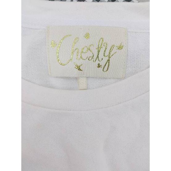 Chesty チェスティ ギンガムチェック フレンチスリーブ 切替 膝丈 ワンピース 1 ホワイト ブラック レディース : フクワウチ - 通販 - Yahoo!ショッピング