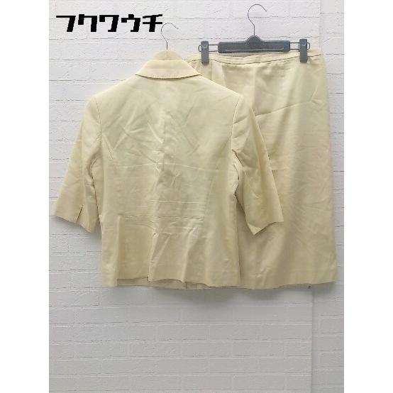 Paul Stuart ポール スチュアート 膝丈 シングル スカート スーツ セットアップ 上下 11AR ベージュ系 * 1002799297431 :1002799297431:フクワ ...