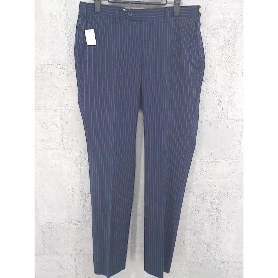 VISARUNO ビサルノ ストライプ スラックス パンツ 79 ネイビー メンズ : 1002799439602 : フクワウチ - 通販 - Yahoo!ショッピング