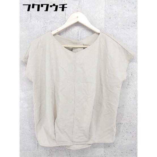 green label relaxing UNITED ARROWS フレンチスリーブ カットソー ベージュ レディース : フクワウチ - 通販 - Yahoo!ショッピング