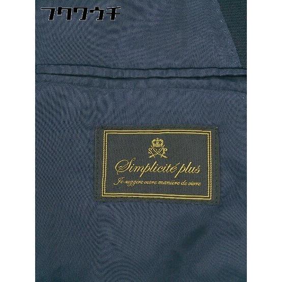 SIMPLICITE PLUS シンプリシテ プリュス 2B 背抜き シングル 長袖 テーラードジャケット サイズ 42 ネイビー メンズ : フクワウチ - 通販 - Yahoo!ショッピング