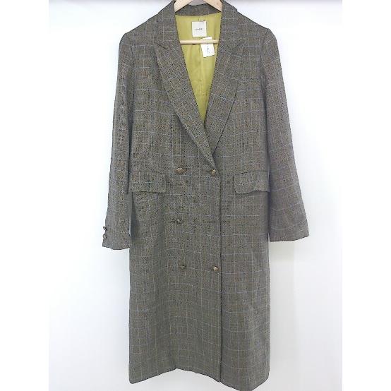 AMERI アメリ チェック 017260050 長袖 ロング コート グレー系 レディース P : 1209010006616 : フクワウチ - 通販 - Yahoo!ショッピング