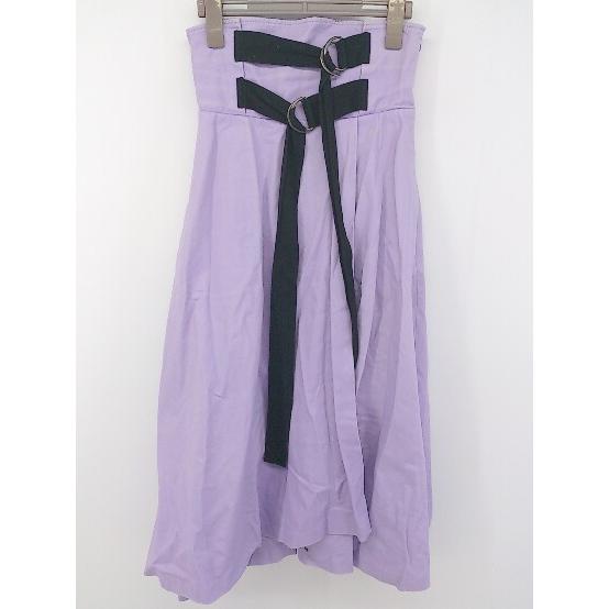 AMERI アメリ バックギャザー ロング フレア スカート サイズS ラベンダーパープル系 レディース P : フクワウチ - 通販 - Yahoo!ショッピング