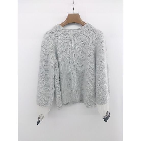 AMERI アメリ ボリュームスリーブ 長袖 ニット セーター ライトグレー レディース E : 1305160003489 : フクワウチ - 通販 - Yahoo!ショッピング