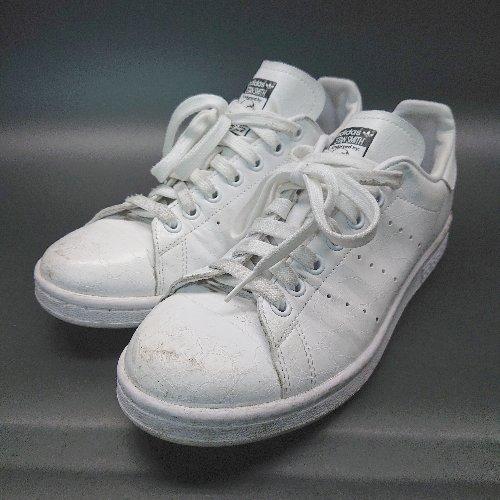 adidas アディダス スタンスミス APC011001 ローカット ブランドロゴ スニーカー サイズ240 ホワイト レディース E ...