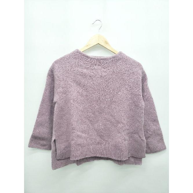HAMILTON LAMBS WOOL ハミルトンラムズウール ウール 長袖 ニット セーター サイズONE パープル系 レディース P ...