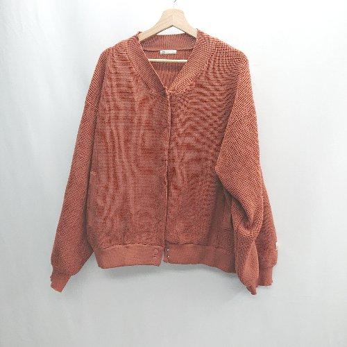 JAVA ワッフル生地 長袖 ブルゾン サイズXL オレンジ レディース E : フクワウチ - 通販 - Yahoo!ショッピング