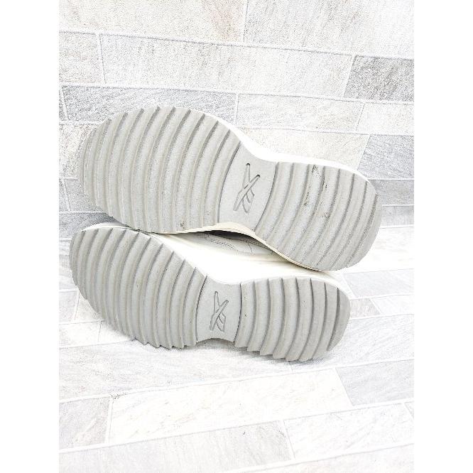 Θ Reebok リーボック 059503 スニーカー シューズ サイズ25.0cm グレー ホワイト系 レディース メンズ P : フクワ ...