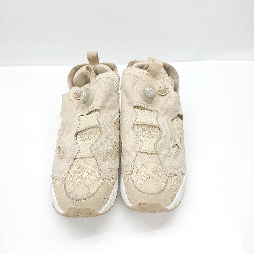 Θ Reebok リーボック インスタポンプフューリー 1Y3501 スニーカー サイズ25 ベージュ メンズ E ...