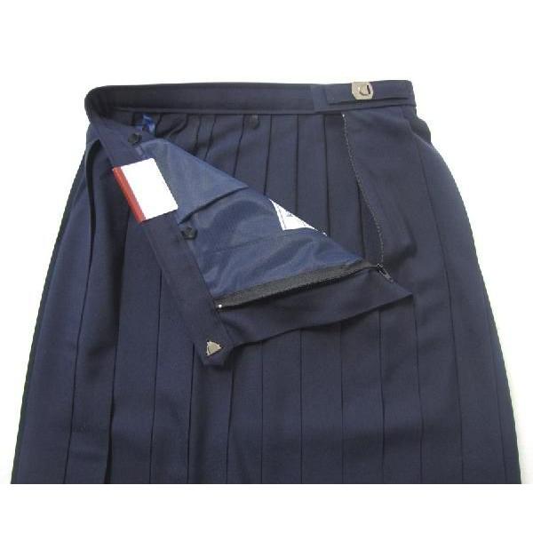 カンコー女子24枚車ひだスカート 紺 KN23060 （普通寸）ウエストW54・W57・W60・W63・W66・W69・W72・W75 丈の長 ...