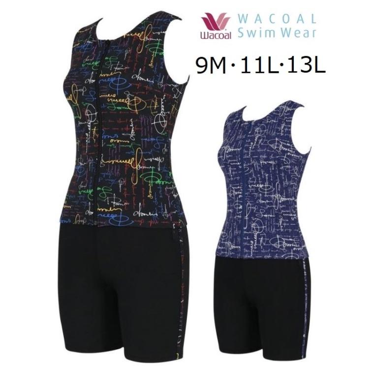 WACOAL ワコールスイムウェア セパレート水着 3分丈 SWS735 サイズ/9M・11L・13L カラー/BL（ブラック）・SX（サックス） NEWモデル : 着てみてねっと服屋さん ...
