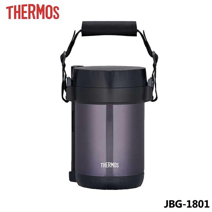 THERMOS サーモス JBG-1801 ステンレスランチジャー 保温ケース 弁当 電子レンジ対応 食洗機対応 遠足 行楽 運動会 部活 : フルショット Yahoo!店 - 通販 ...