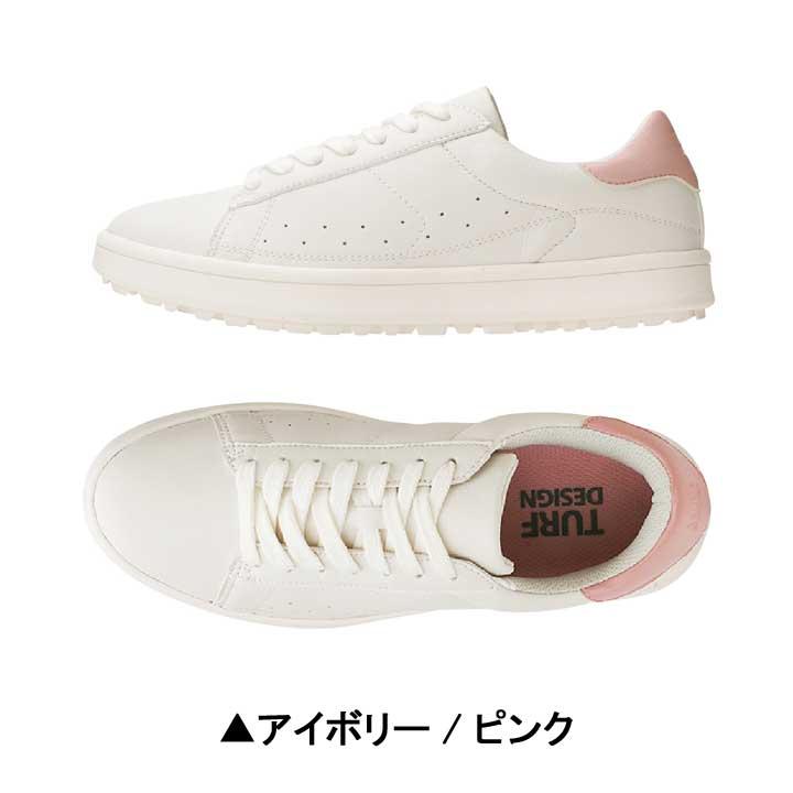 TURF DESIGN レディース ターフデザイン TDSH-2275L スパイクレス シューズ アイボリー ピンク IVORY PINK 朝日ゴルフ 2022 : フルショット Yahoo ...