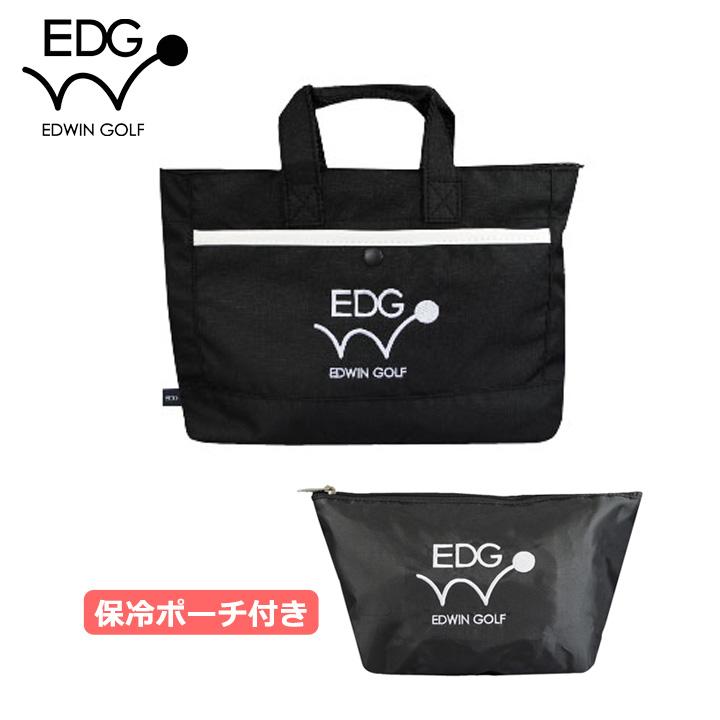 EDWIN GOLF ミニトート EDBB-3482 （ブラック）保冷用ポーチ付き カートバッグ TOTE BAG エドウィン レザックス LEZAX : フルショット Yahoo!店 ...
