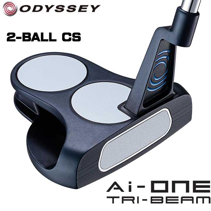 オデッセイ Ai-ONE トライビーム 2ボール センターシャフト パター 日本正規品 ODYSSEY AI-ONE TRI-BEAM 2-BALL CS 2024 20p ...