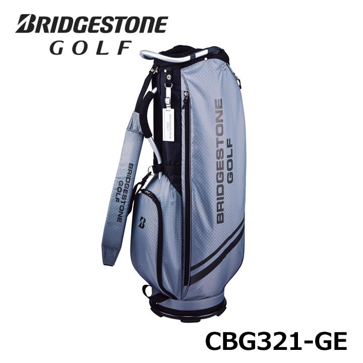 BRIDGESTONE GOLF ブリヂストンゴルフ キャディバッグ 軽量アルミフレームモデル CBG321 GE グレー 9型 1.9kg 軽量 10p : フルショット Yahoo!店 ...
