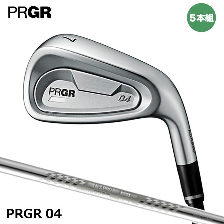 プロギア 04 アイアンセット 5本組 (#7〜9,P,A) シャフト：スペックスチール 3 Ver.2 M40/M43 set スチール PRGR 04 IRON 2024 ST 30p ...