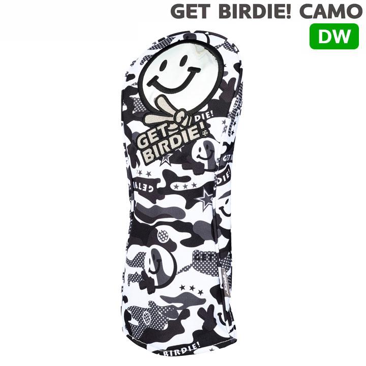 WINWIN STYLE ウィンウィンスタイル HCP-100 ゲット バーディ カモ(WH) ドライバー用 ヘッドカバー (460cc対応) GET BIRDIE! CAMODW用 HEAD ...
