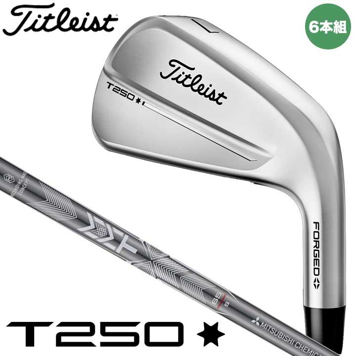 Titleist タイトリスト T250 Launch Spec アイアン 6本セット（#5〜9,PW） シャフト：MMT AMC RED カーボン 日本正規品 ロンチスペック 2025 ...