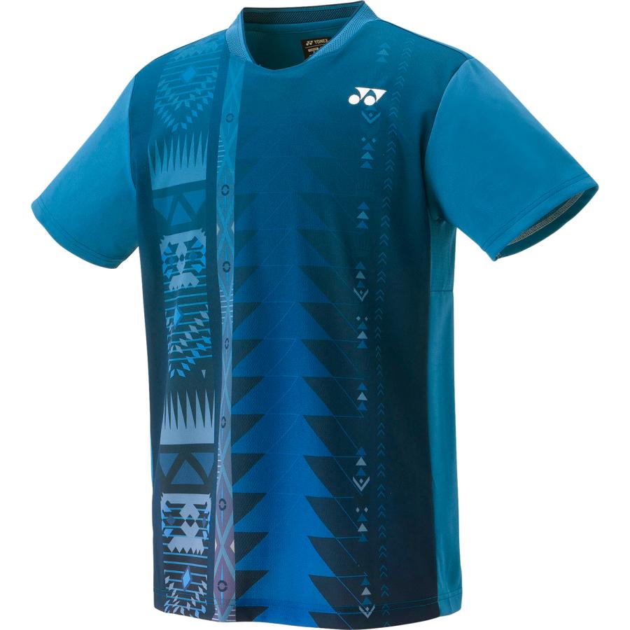 YONEX ヨネックス ユニゲームシャツ(フィットスタイル) ティールブルー 10609 2024fw 20p : フルショット Yahoo!店 - 通販 - Yahoo!ショッピング