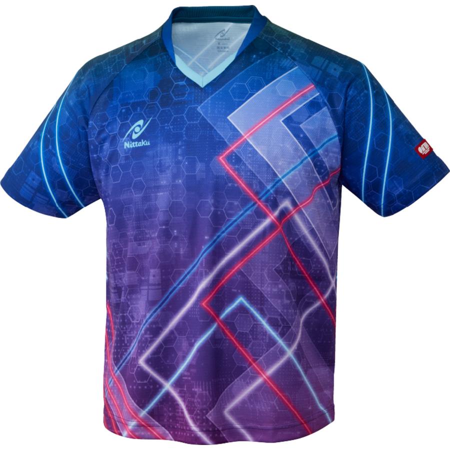 Nittaku ニッタク ブライトネオンシャツ ネイビー NW2212 2024fw 20p : フルショット Yahoo!店 - 通販 - Yahoo!ショッピング