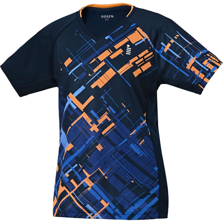 GOSEN ゴーセン レディース ゲームシャツ ネイビー T2521 2025fw 20p : フルショット Yahoo!店 - 通販 - Yahoo!ショッピング