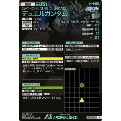BANDAI アーセナルベース BP01-004 デュエルガンダム R : フルアヘッド - 通販 - Yahoo!ショッピング