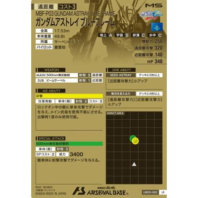 BANDAI アーセナルベース LXR03-002 ガンダムアストレイ ブルーフレーム LX : フルアヘッド - 通販 - Yahoo!ショッピング