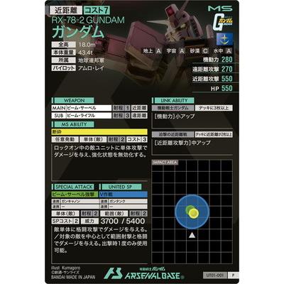 アーセナルベース UT01-001 ガンダム P : gmab-ut01-001 : フルアヘッド - 通販 - Yahoo!ショッピング