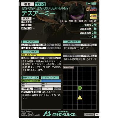 BANDAI アーセナルベース UT04-018 デスアーミー M : フルアヘッド - 通販 - Yahoo!ショッピング