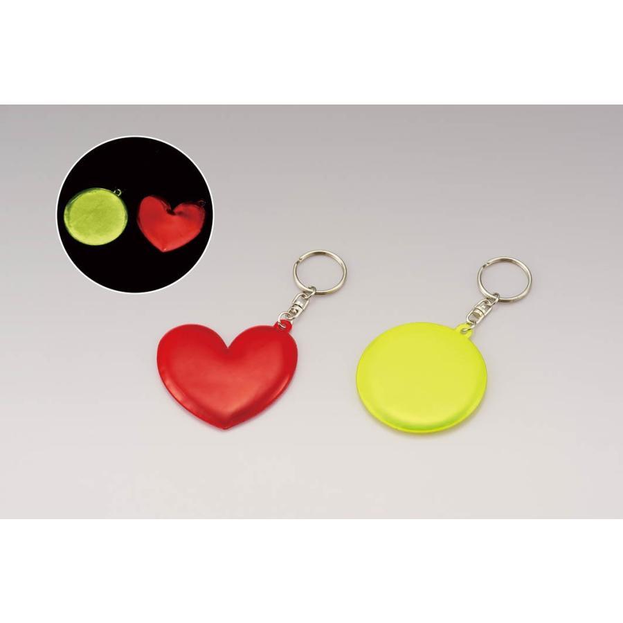 30個セット 反射マスコット(丸型/ハート型) W-80K : zew-80k-30 : 名入れ・販促屋ホワイト - 通販 - Yahoo!ショッピング