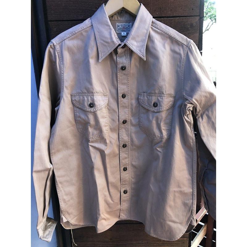 BUZZ RICKSONS HERRINGBONE L/S WORK SHIRT : フルネルソンハーフ - 通販 - Yahoo!ショッピング