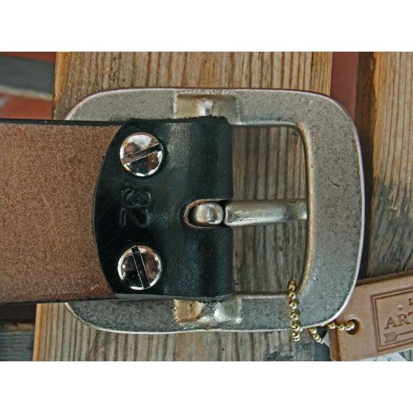 ART BROWN UK SADDLE LEATHER GARRISON BELT アートブラウン UK ART BROWN UK SADDLE LEATHER GARRISON BELT アートブラウン UK