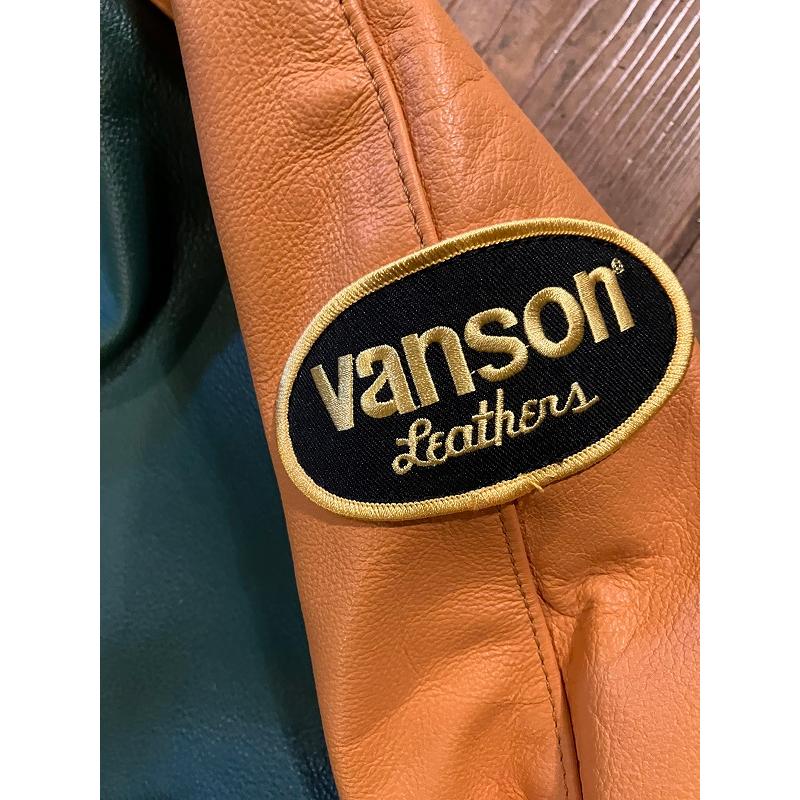 VANSON 9TJV 別注カラー レーシンググリーン×ゴールド : フルネルソンハーフ - 通販 - Yahoo!ショッピング