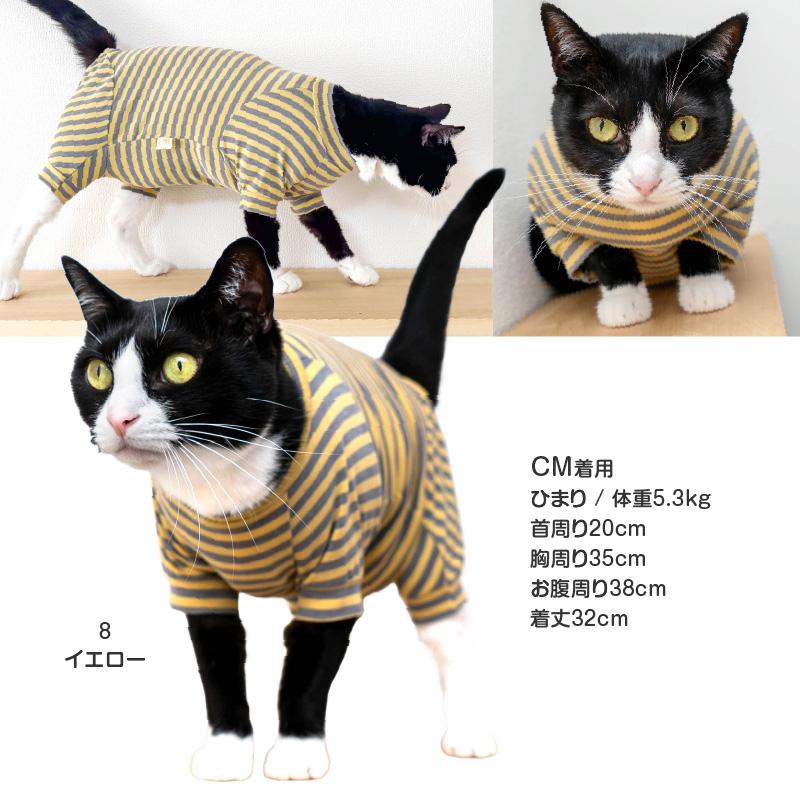 猫用ウォームボーダーお部屋着 : 24-05078-1 : 犬の服 full of vigor ヤフー店 - 通販 - Yahoo!ショッピング