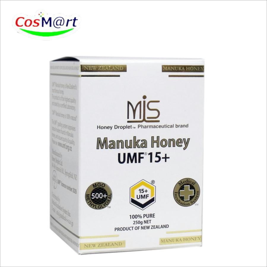 MIS マヌカハニー UMF15+ 250g ニュージーランド産 はちみつ UMFHA協会認定 (9421904179059) : CosM ...
