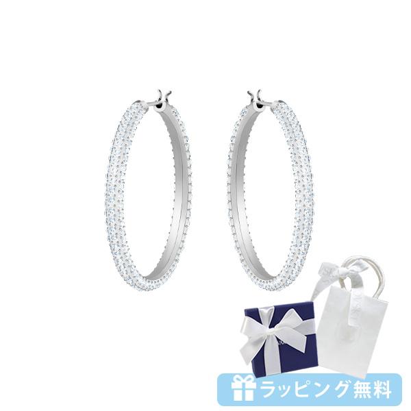 スワロフスキー SWAROVSKI ストーンフープピアス 大ぶり クリスタル 5389432 :swaro91 ...