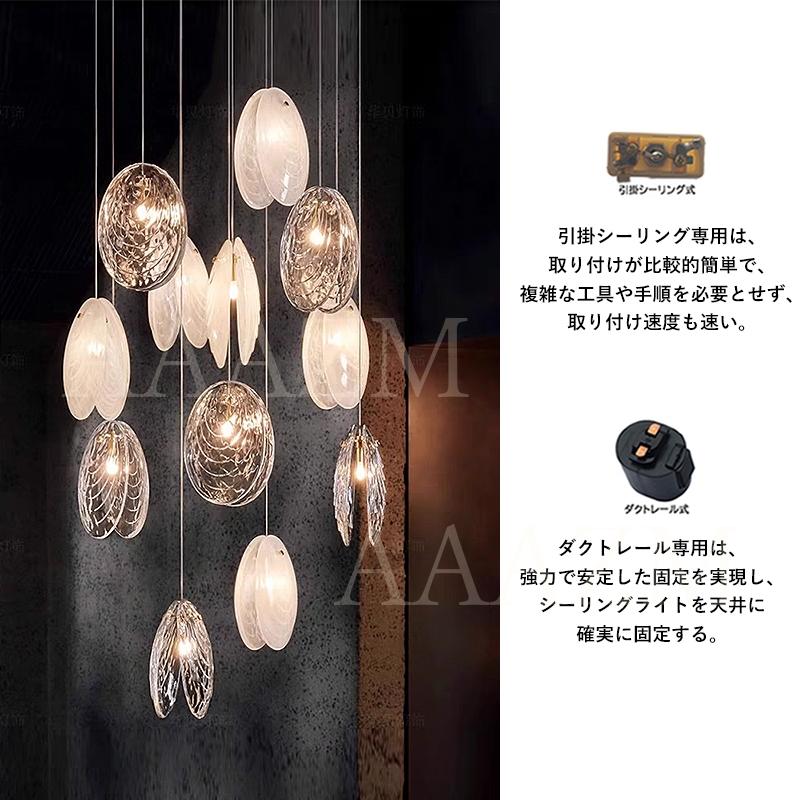 AAAZM ペンダントライト ガラス 北欧 おしゃれ 電球LED ステンドグラス レトロ 天井照明器具 寝室 リビング ダイニング キッチン オシャレ インテリア 吊下げ灯 : AAAZM照明 ...